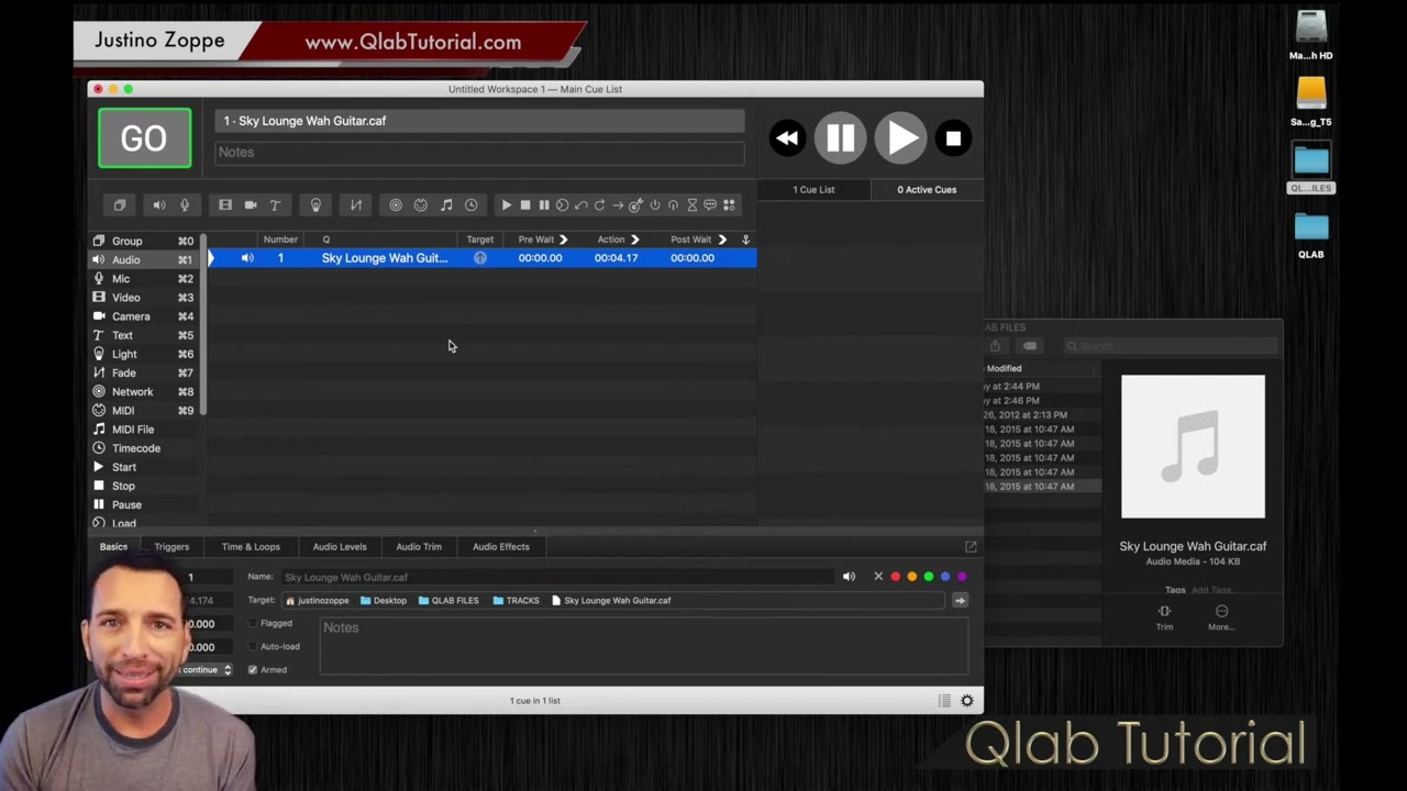 Tutorial de Qlab | Episodio 1: 