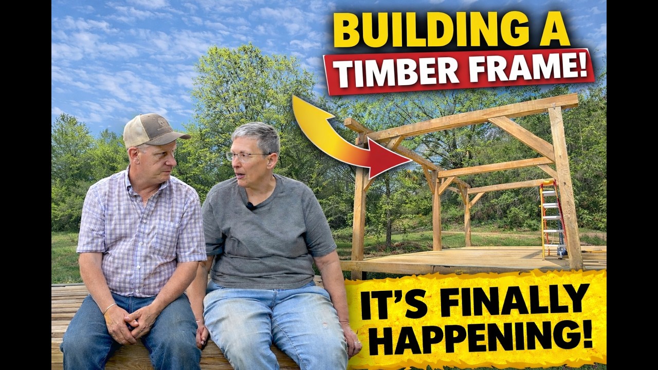 We Built This in ONE Day! - Timber Frame Raising Day