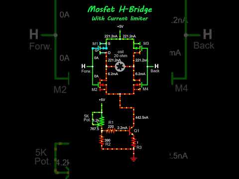 MOSFET H-Bridge With Current Limiting Control