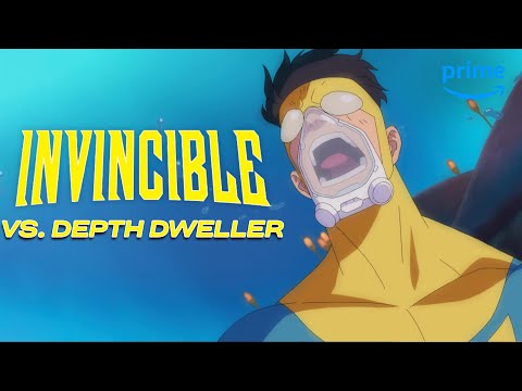 Invincible Season 2 Ep 2 Clip Invincible vs Death Dweller | JCR Comic Arts