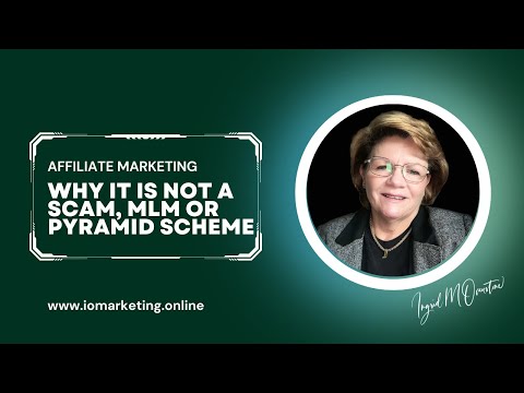 Why Affiliate Marketing is not a Scam, MLM or Pyramid Scheme