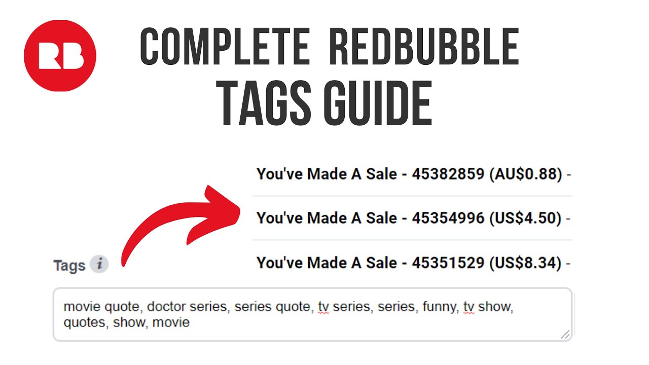 THE COMPLETE REDBUBBLE TAGS GUIDE IN 3 MINUTES