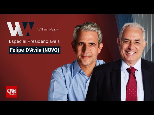 Waack entrevista Felipe D'Ávila em série com presidenciáveis | CNN Brasil