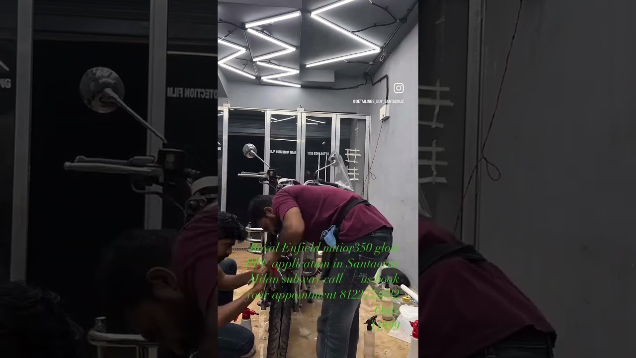 Now protected Bulet 350 ppf application in Mumbai Santacruz call 8122772032