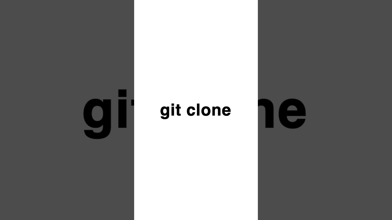 Git Commands: Git Clone || Version Control || Frontend || Coding Mentor #git #shorts #learntocode