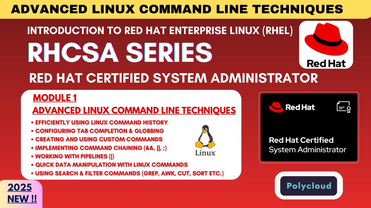 Advanced Linux Command Line Techniques | Red Hat (RHEL) RHCSA Tutorial 2025