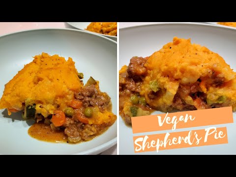 VEGAN Shepherd's pie or Cottage Pie made with Impossible "Meat"