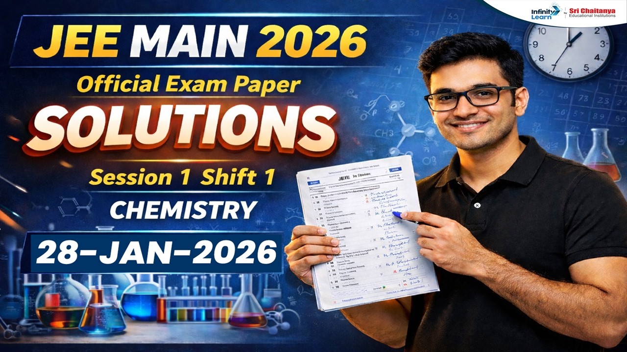 JEE Main 2026 Chemistry Paper Solution | 28th Jan Shift 1 Detailed Analysis || #JEEMain2026