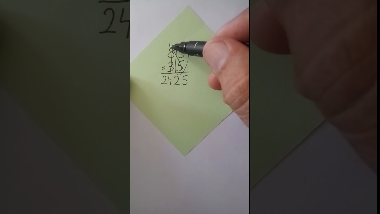 Multiplication tricks,fast Math tricks-how to multiply 2 digit numbers up to 100. #shorts #maths