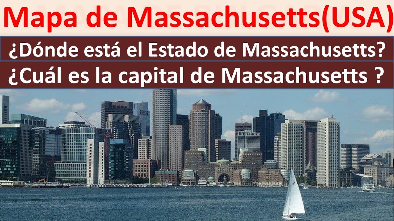 Mapa de Massachusetts Estados Unidos