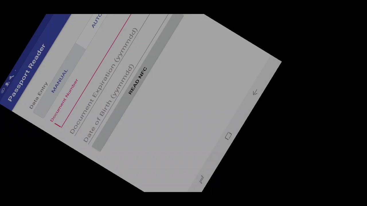 AndroidPassportReader MRZ