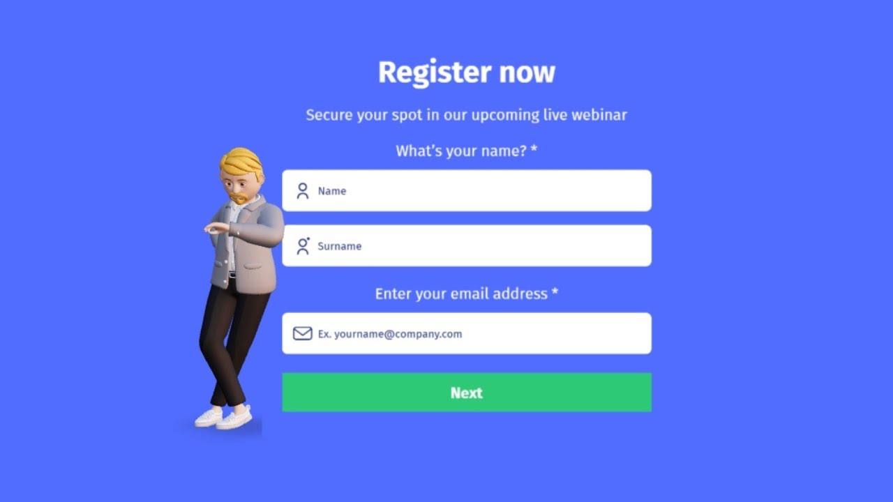 How to Create a Modern Registration Form in Visme | Step-by-Step Guide