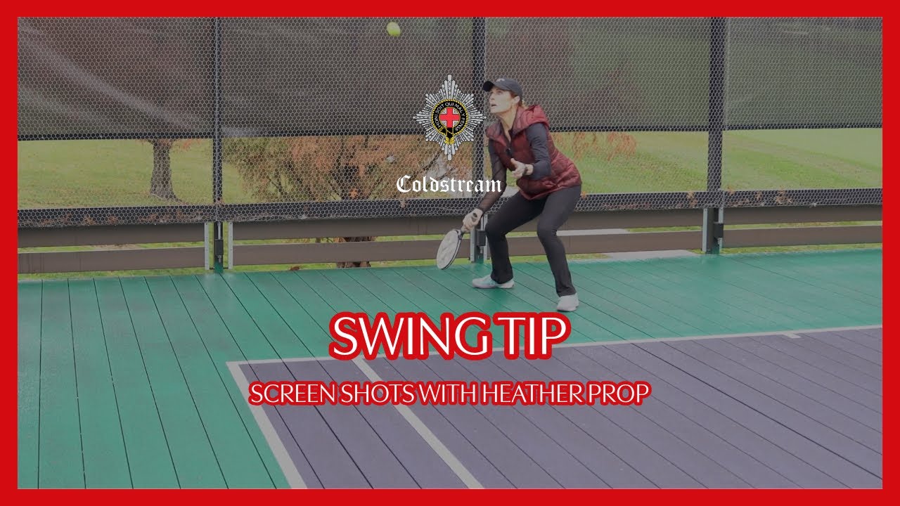 Swing Tip | Screen Shots with Platform Tennis Pro Heather Prop