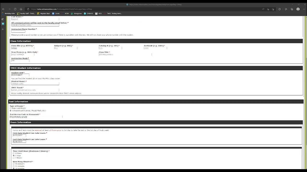 TMCC Testing Center - Proctoring Exams