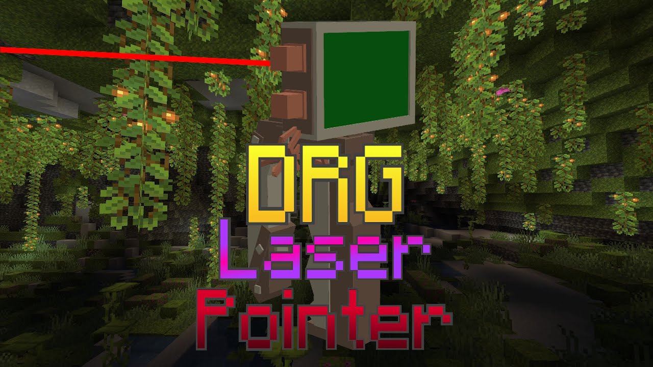 Laser Pointer from Deep Rock Galactic in Minecraft | Mod Showcase