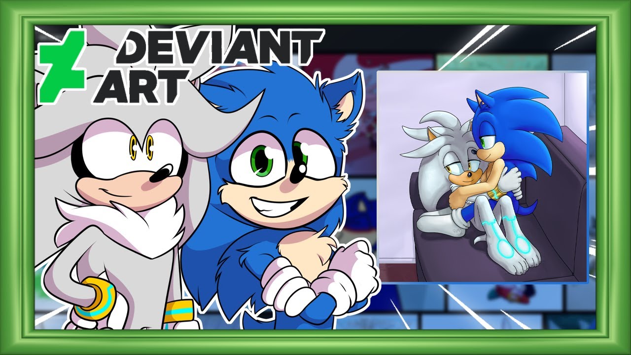 Silver & Movie Sonic Visit Deviant Art - SONILVER?!?!