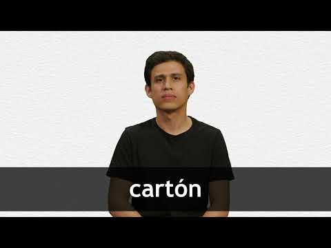 English Translation of “CARTÓN” | Collins Spanish-English Dictionary