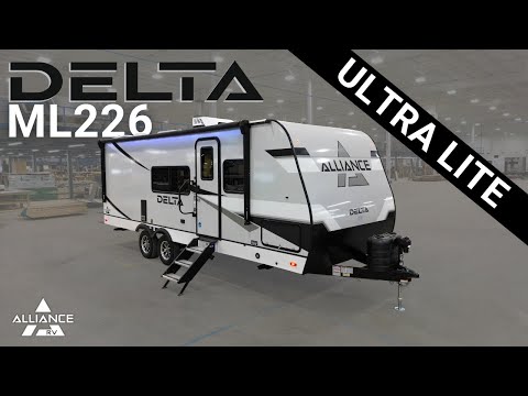 2025 Delta Ultra Lite ML226 – Lightweight, 26'11", 5,200 lbs, Smart Design & Adventure-Ready!