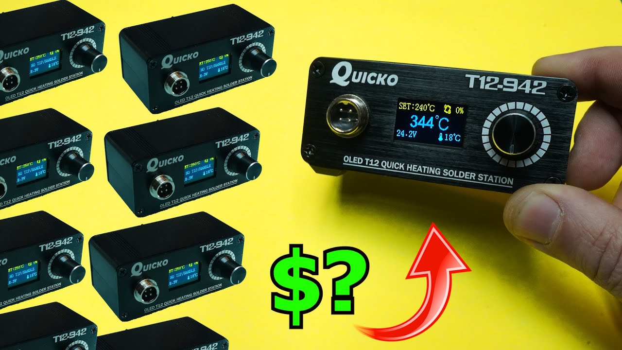 QUICKO T12-942 OLED MINI soldering station from Aliexpress