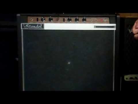 Standel Studio 30G Guitar Amplifier 1969 Black/Wood/Turquoise | Reverb