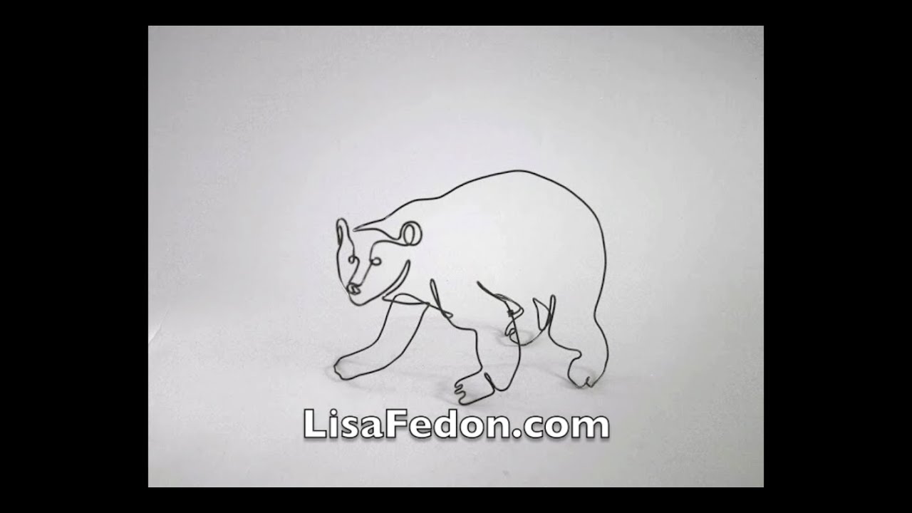 Lisa Fedon: How to Make a Polar Bear out of Wire