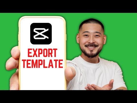 How To EXPORT TEMPLATE in CapCut (QUICK and EASY)