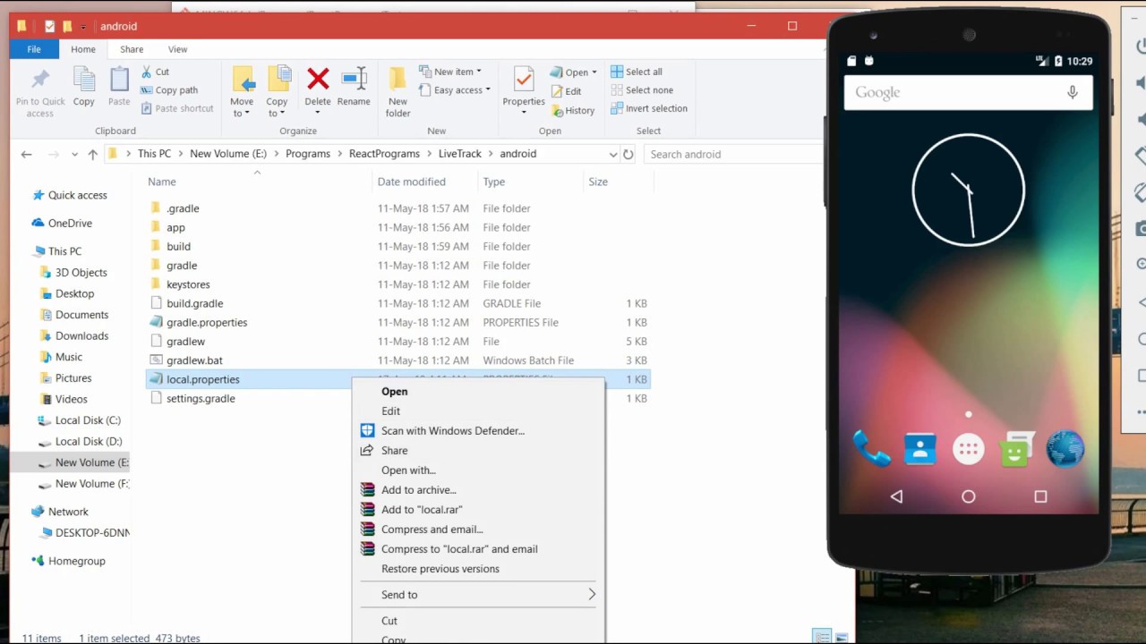 the sdk directory does not exist react native || Fixed