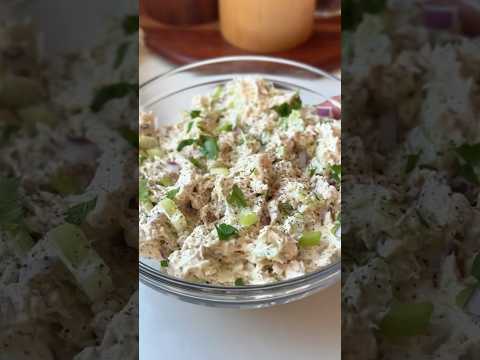 Rotisserie Chicken Salad | Eating Bird Food #easyrecipe #highproteinlunch #chickensalad