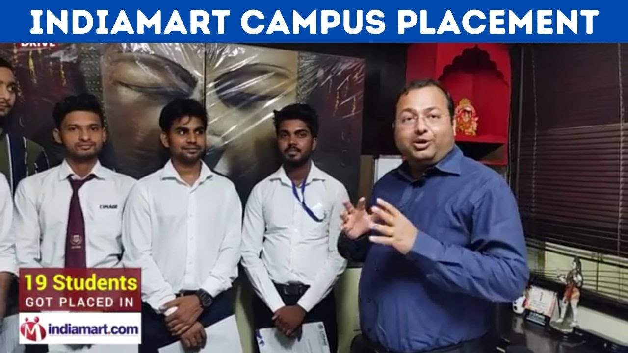 IndiaMart Campus Placement Drive at Cimage #campusplacements
