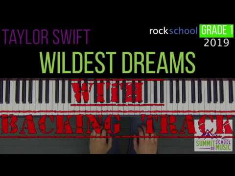 NEW Rockschool Grade 1 2019 (with BT): Wildest Dreams - Taylor Swift | Piano with sheet music