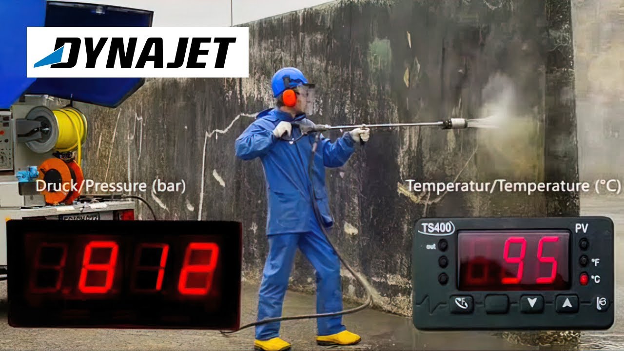 Preparing The Surface For Renovation Of A Mobile Silo With [DYNAJET High-Pressure Cleaner]