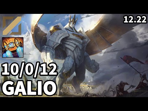 Galio Mid vs Irelia - KR Master | Patch 12.22