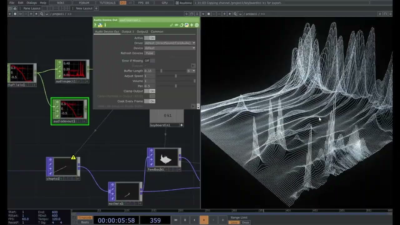 How to Create a Spectrum in TouchDesigner .Tutorial (easy) #touchdesigner