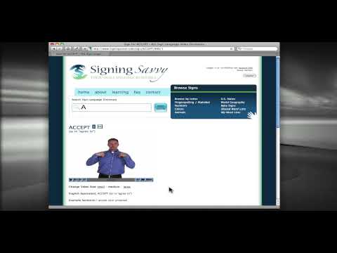 Signing Savvy Browse By Letter