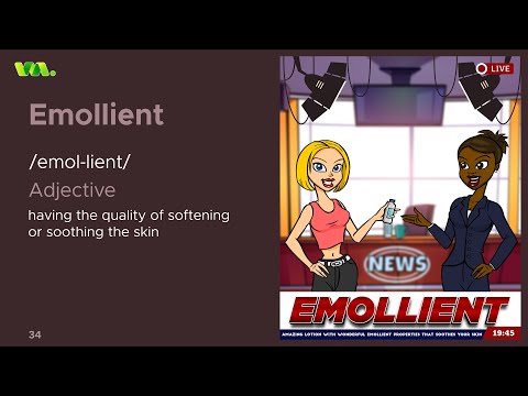 Vocabimate English Vocabulary: Learn the word Emollient | Animated Vocabulary