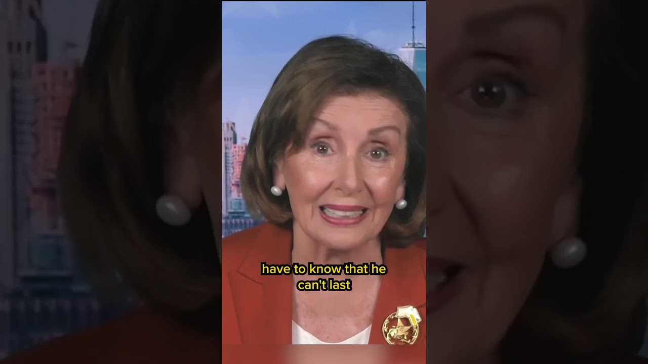 Pelosi: Trump can't last as president with 'brain deteriorating' at this rate