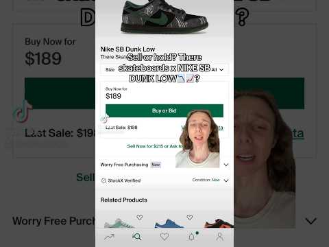SELL📉OR HOLD📈THERE SKATEBOARDS X NIKE SB DUNK LOW! #sneakers #sbdunks