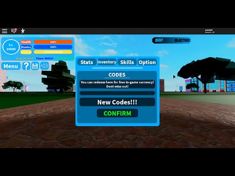 New Codes!!! | Boku No Remastered | Roblox