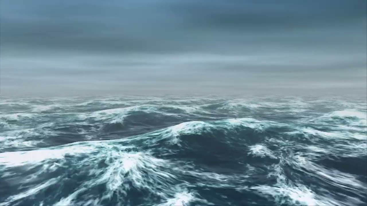 Sea waves | Stock video | No copyrights | Animated Background | Motion Graphics