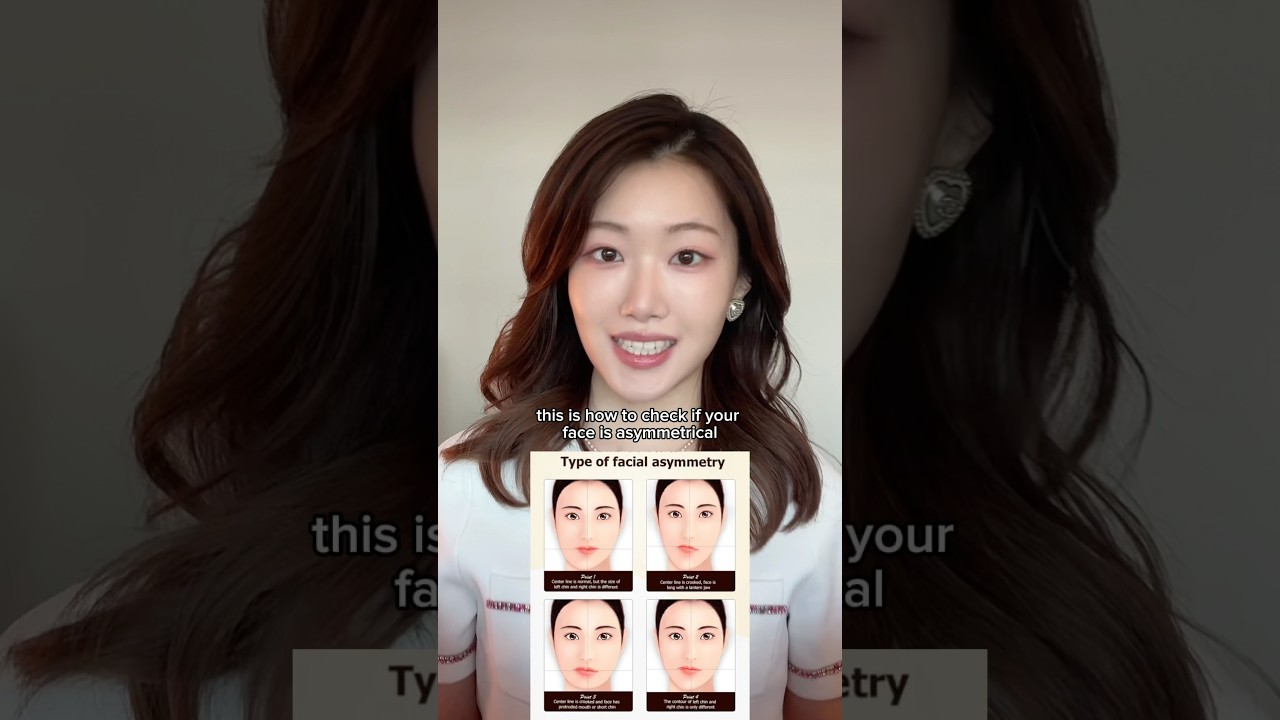 3 tips to get symmetrical & attractive face #shorts #faceexercise