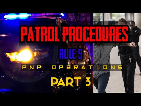 PNP OPERATIONAL PROCEDURES RULE 9 ||CRIMINOLOGY #LEA4 #POLICEPLANNING