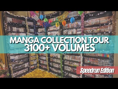 MASSIVE MANGA COLLECTION TOUR ~ 3100+ Volumes ~ 500+ Series ~ Speedrun Edition