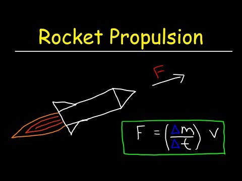 Rocket Propulsion Physics & Mass Flow Rate - Newton's 3rd Law of Motion