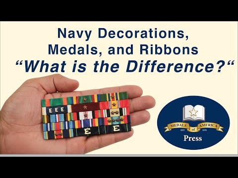 Navy Decorations, Service Medals, Unit Awards and Ribbons Only awards. Do you know the difference?