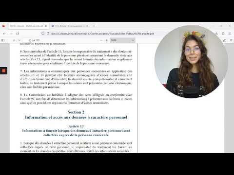 116. Article 12 RGPD (Dernière Partie)
