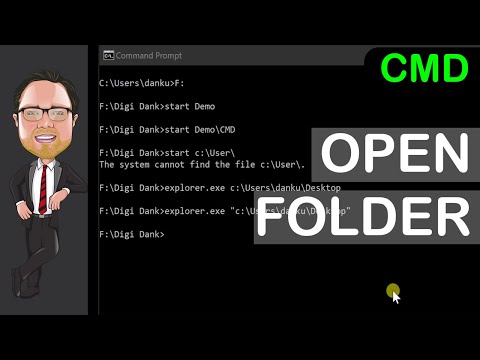 Command Line - Open Folder in File Explorer