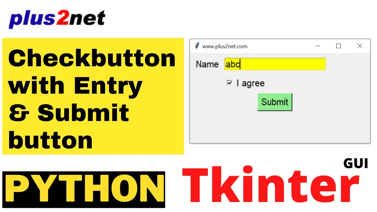 Validation of Checkbutton along with Entry widget in Tkinter to enable or disable submit button