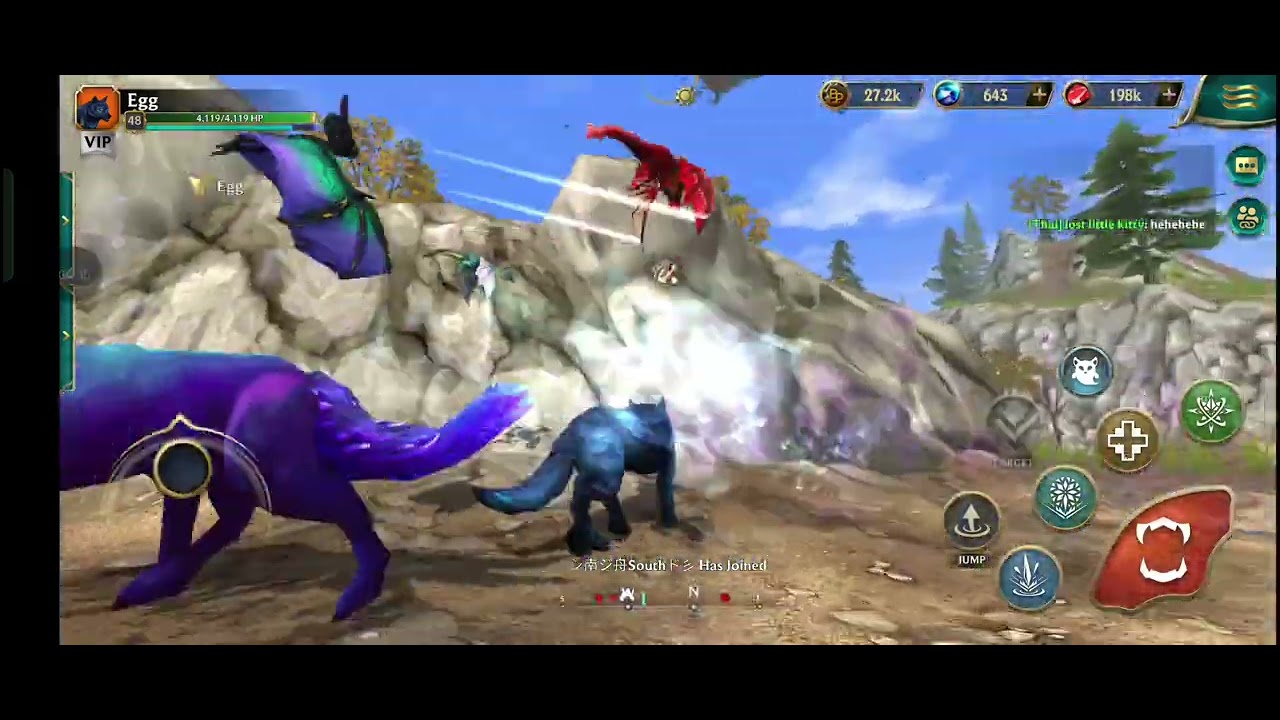 Playing wolf tales and defeating 