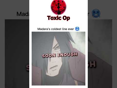 Madra Uchiha Cooldest Line Ever | #shorts #naruto #madra