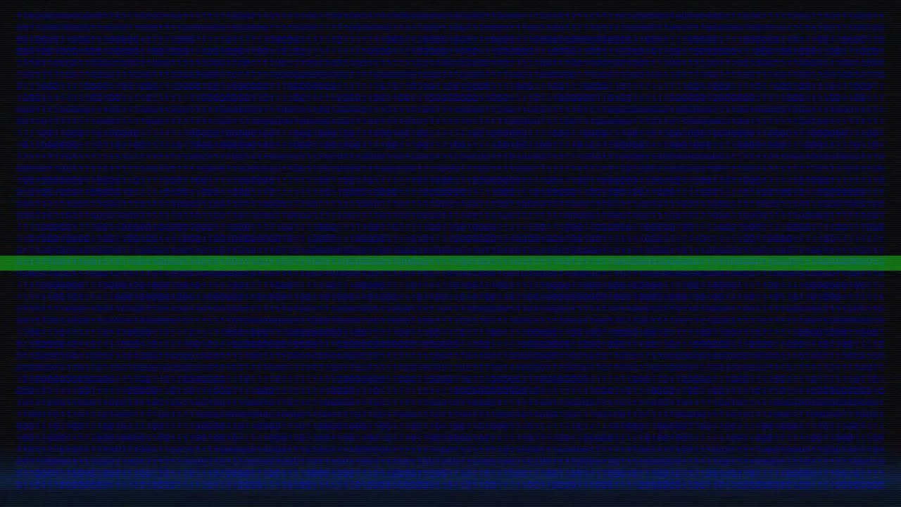 Blue Hacker Binary Code Animation